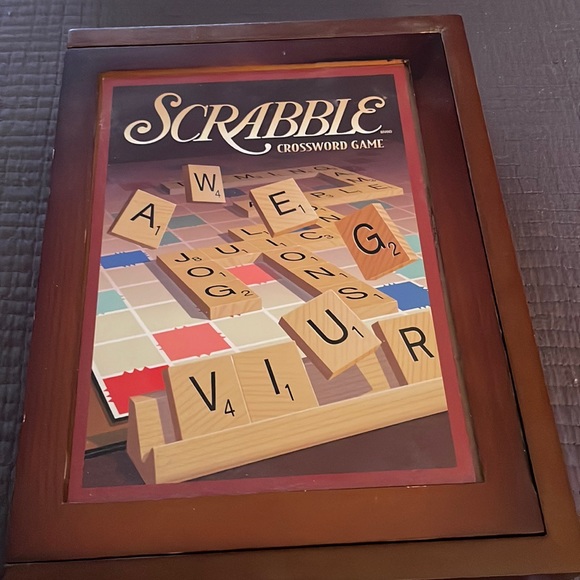 Hasbro | Toys | Retro Scrabble Wooden Box Set | Poshmark